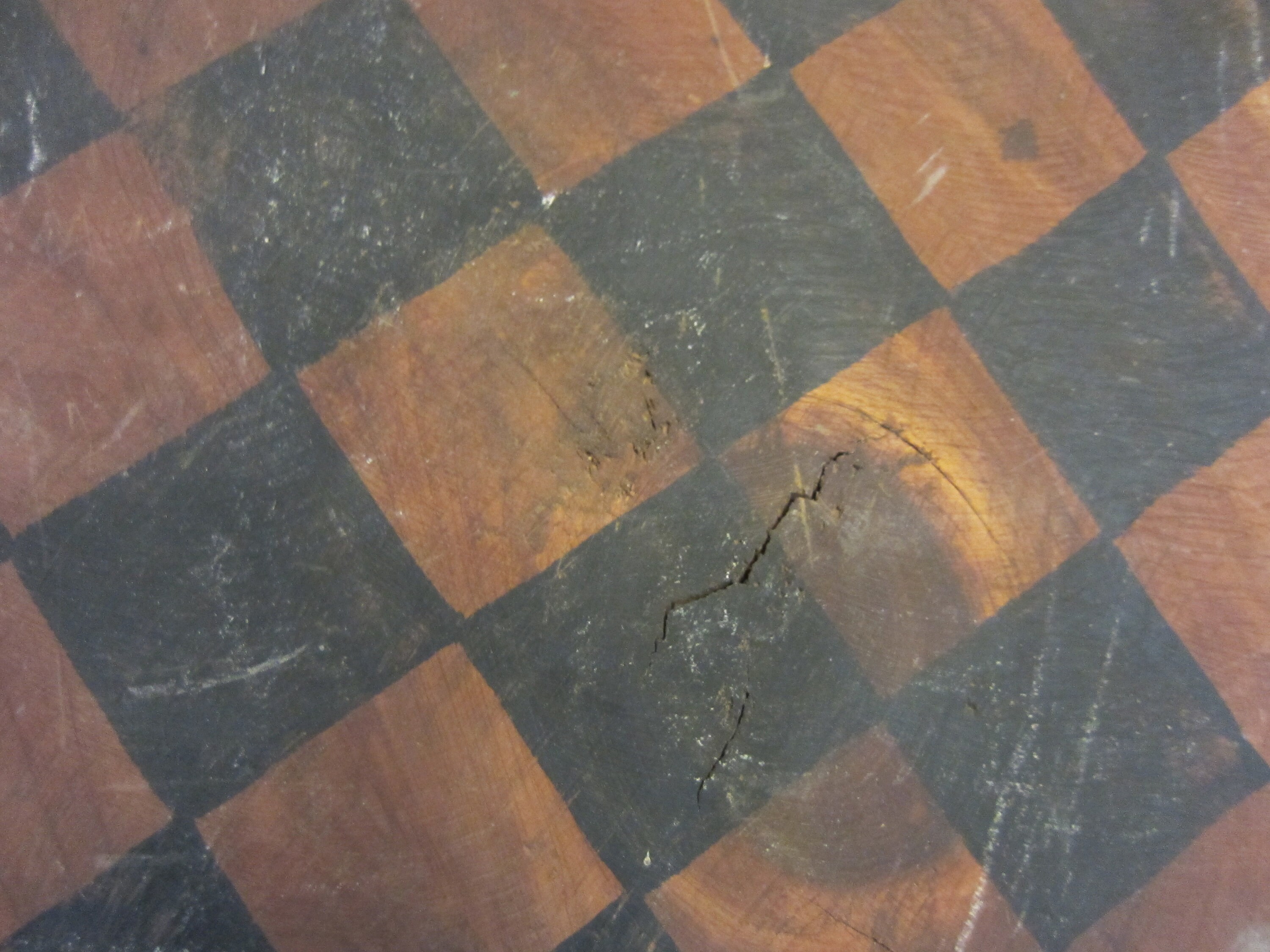 Primitive Wooden Checker Board Plank Wood Chess Board Folk | Etsy