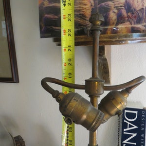 Antique 2 Socket Cluster for Leaded or Slag Glass Lamp Restoration - Etsy