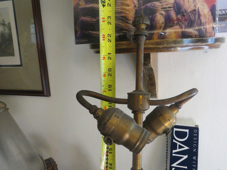 Antique 2 Socket Cluster for Leaded or Slag Glass Lamp - Etsy