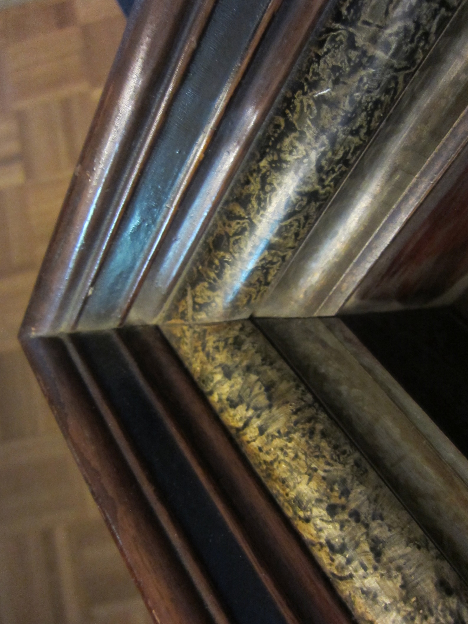 Antique Wood Wall Cupboard Shadow Box Hanging Shelf Art Frame - Etsy