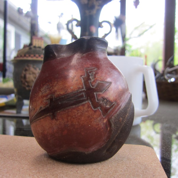 Chulucanas Peru Art Pottery Vase - Etsy