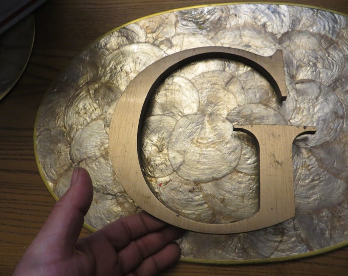 Letter G, Architectural Building Letter. Bronze or Brass Heavy Metal - Etsy