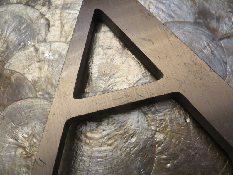 Letter A, Architectural Building Letter. Bronze or Brass Heavy Metal ...