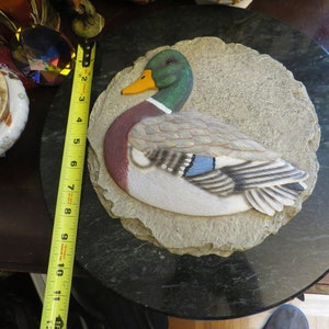 Spoontiques Duck Plaque, Vintage Wall Hanging, Figurine Sculpture ...