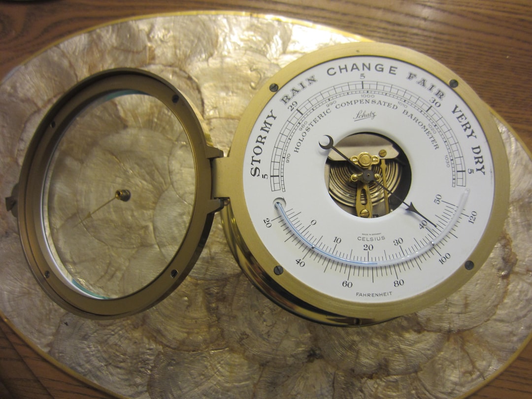 Schatz Vintage Ships Barometer Thermometer Made in Germany, Please Read ...