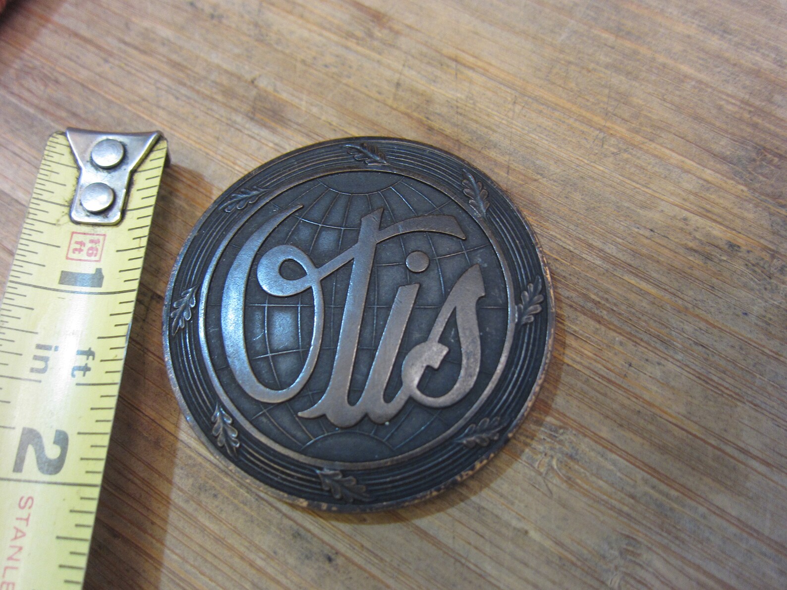 Antique Otis Elevator Car Sign Bronze Copper Nameplate Emblem, Please ...