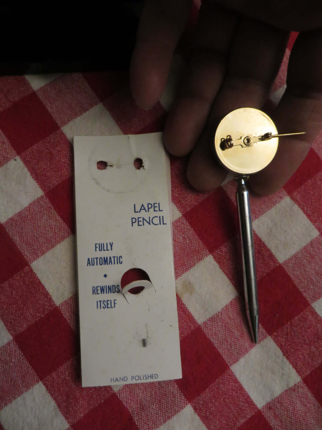 Lapel Pencil Pin Brooch Retractable Florida Vintage | Etsy