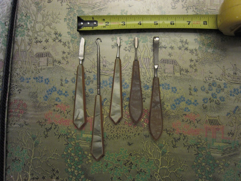 5 Bakelite Tools Sewing Manicure Arts and Crafts Vintage - Etsy