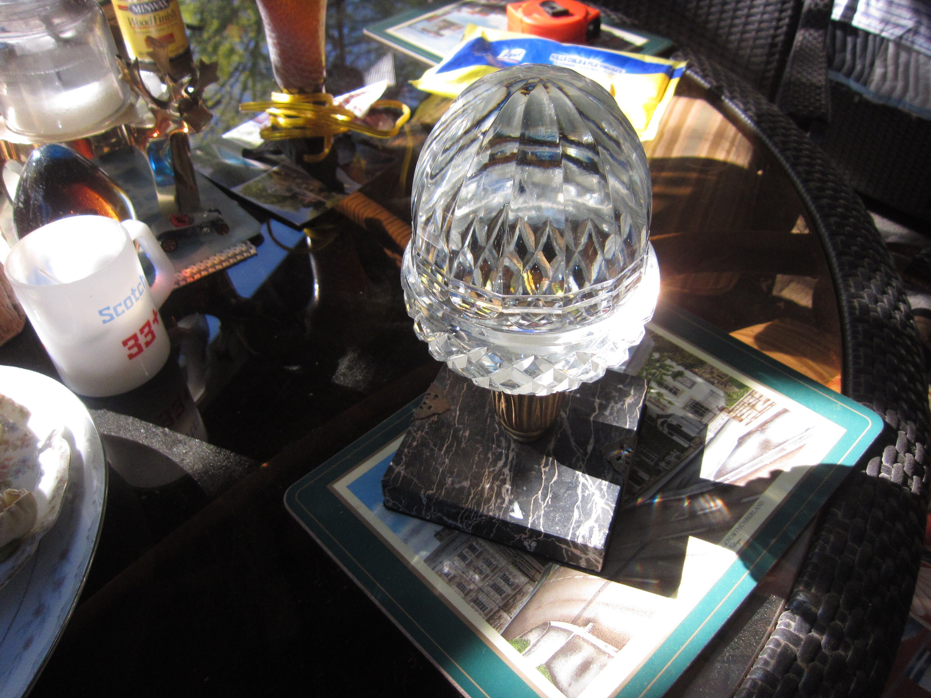 Monumental Crystal Acorn Newel Post Finial - Etsy