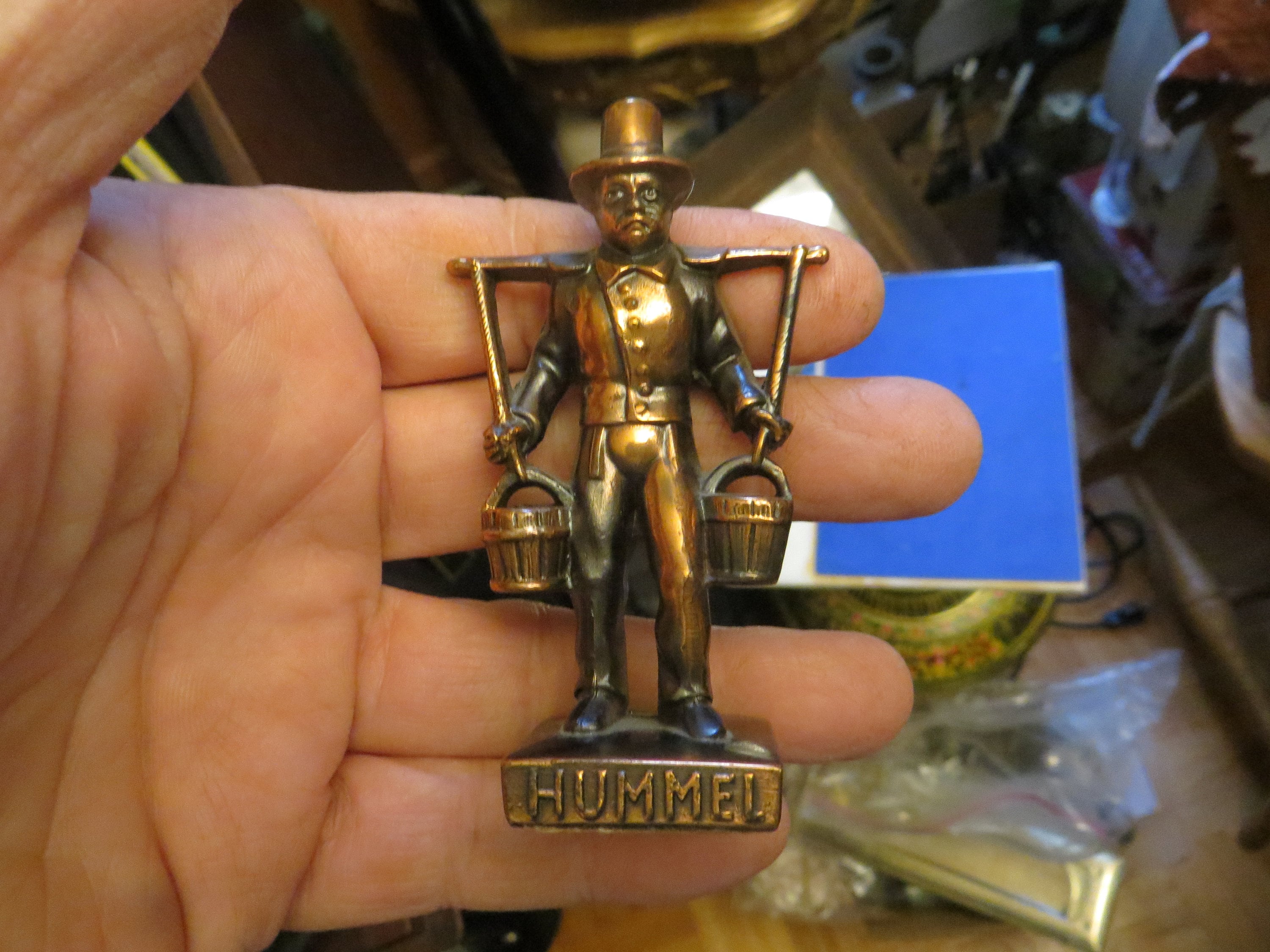 Vintage Hummel Hamburg Mors Man Figurine Bronze decoration collectible ...
