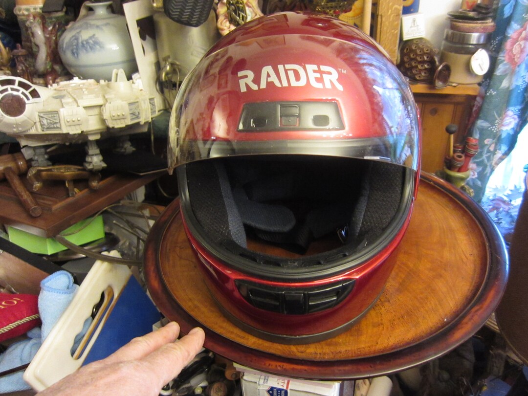 Vintage 2001 Raider Motorcycle Helmet - Etsy