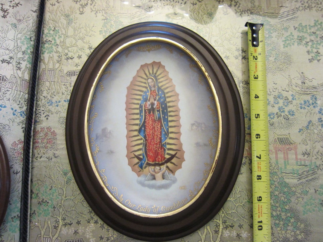 Visions of Our Lady Collector Plates, Our Lady of Guadelupe & Virgin of ...