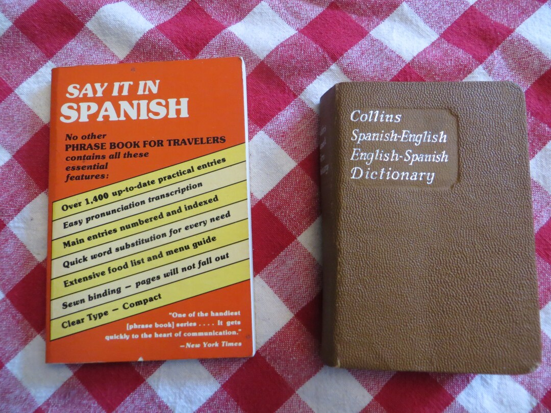 Collins Pocket Spanish English Spanish Dictionary 1960's - Etsy