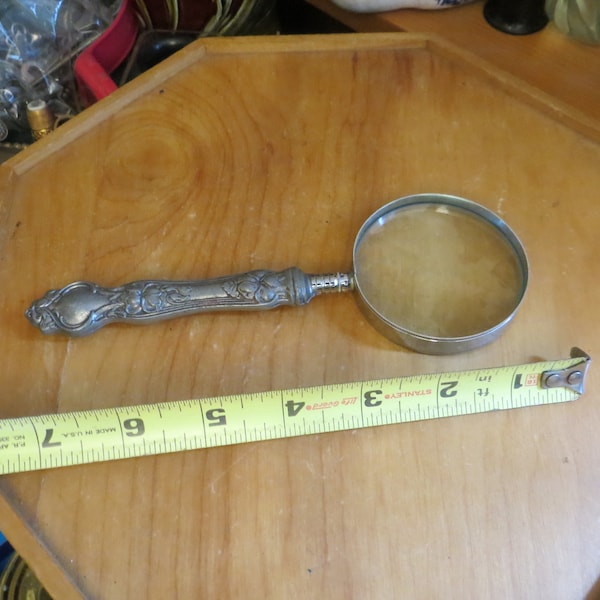 Antique Desk Magnifying Glass - Etsy