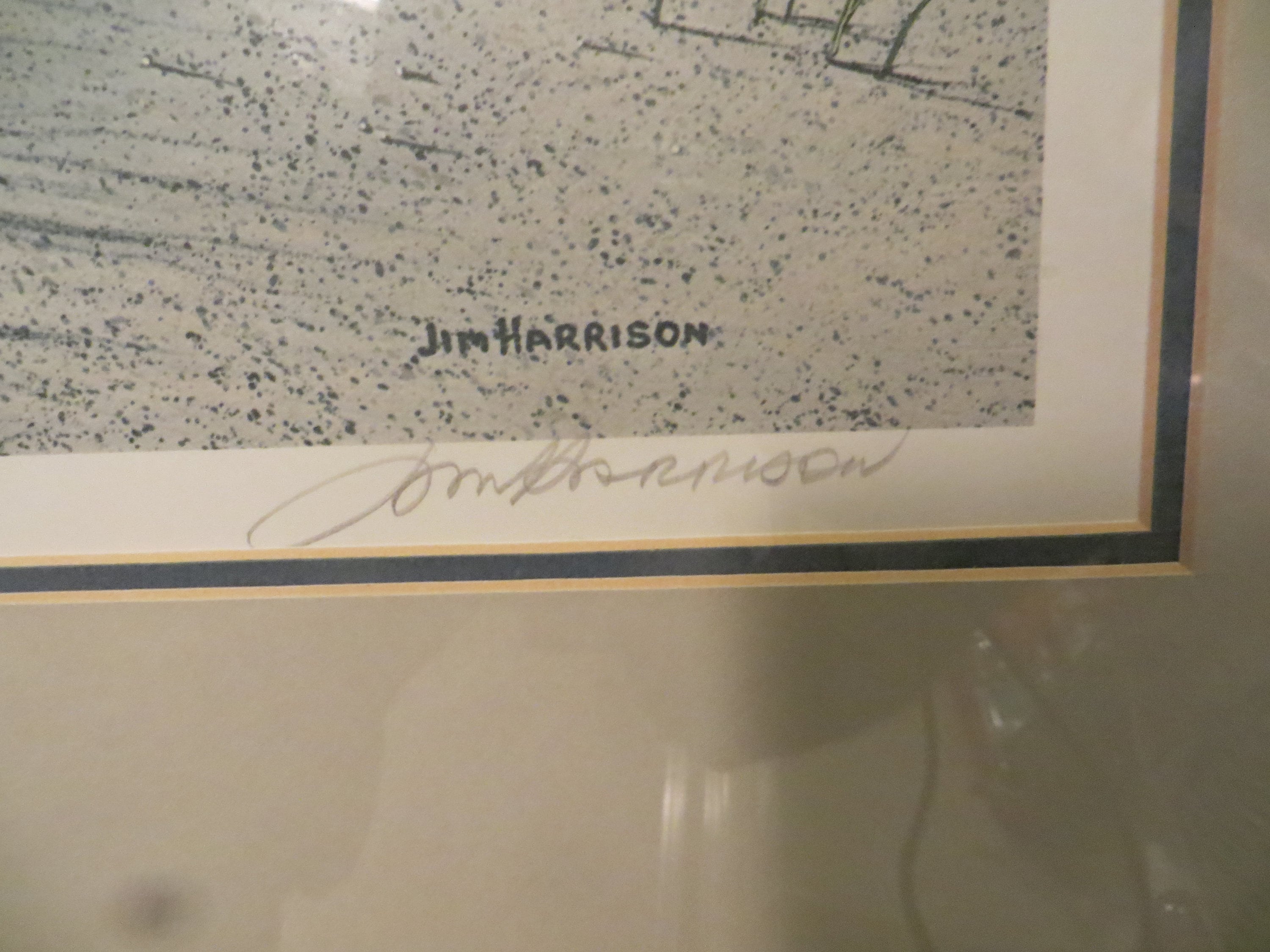 Amazing Framed Jim Harrison Prints Sand Dunes or Inlet | Etsy