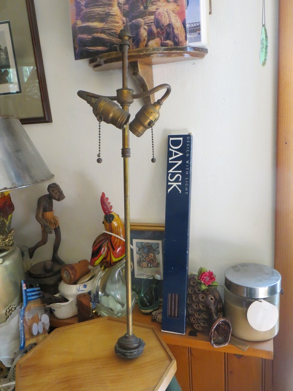 Antique 2 Socket Cluster for Leaded or Slag Glass Lamp - Etsy