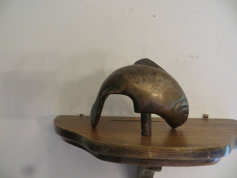 Bronze Brass Fish Finial Furniture Clock Topper Sculpture - Etsy