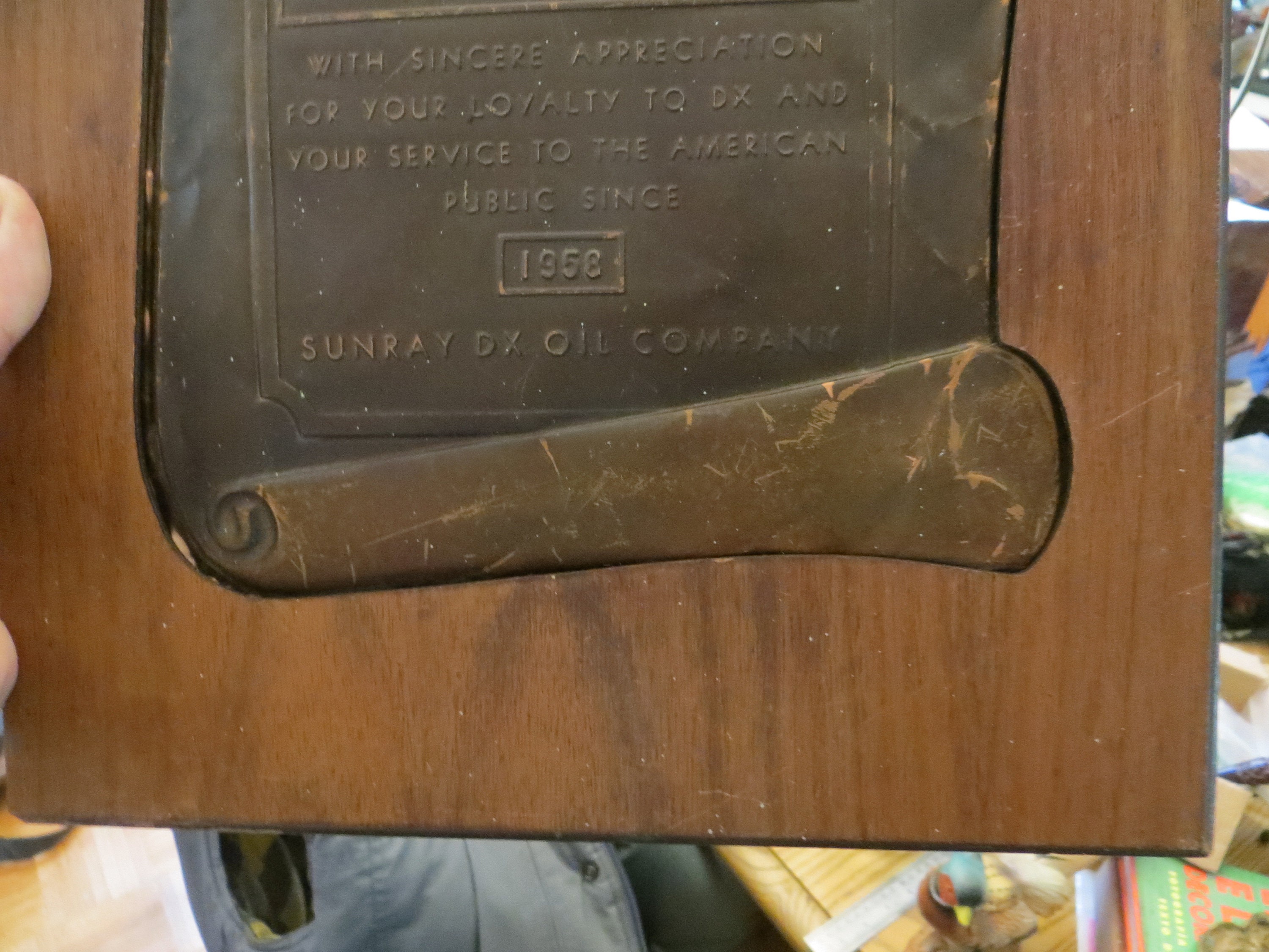 Sunray DX Oil Company Sign Vintage Oil Find - Etsy