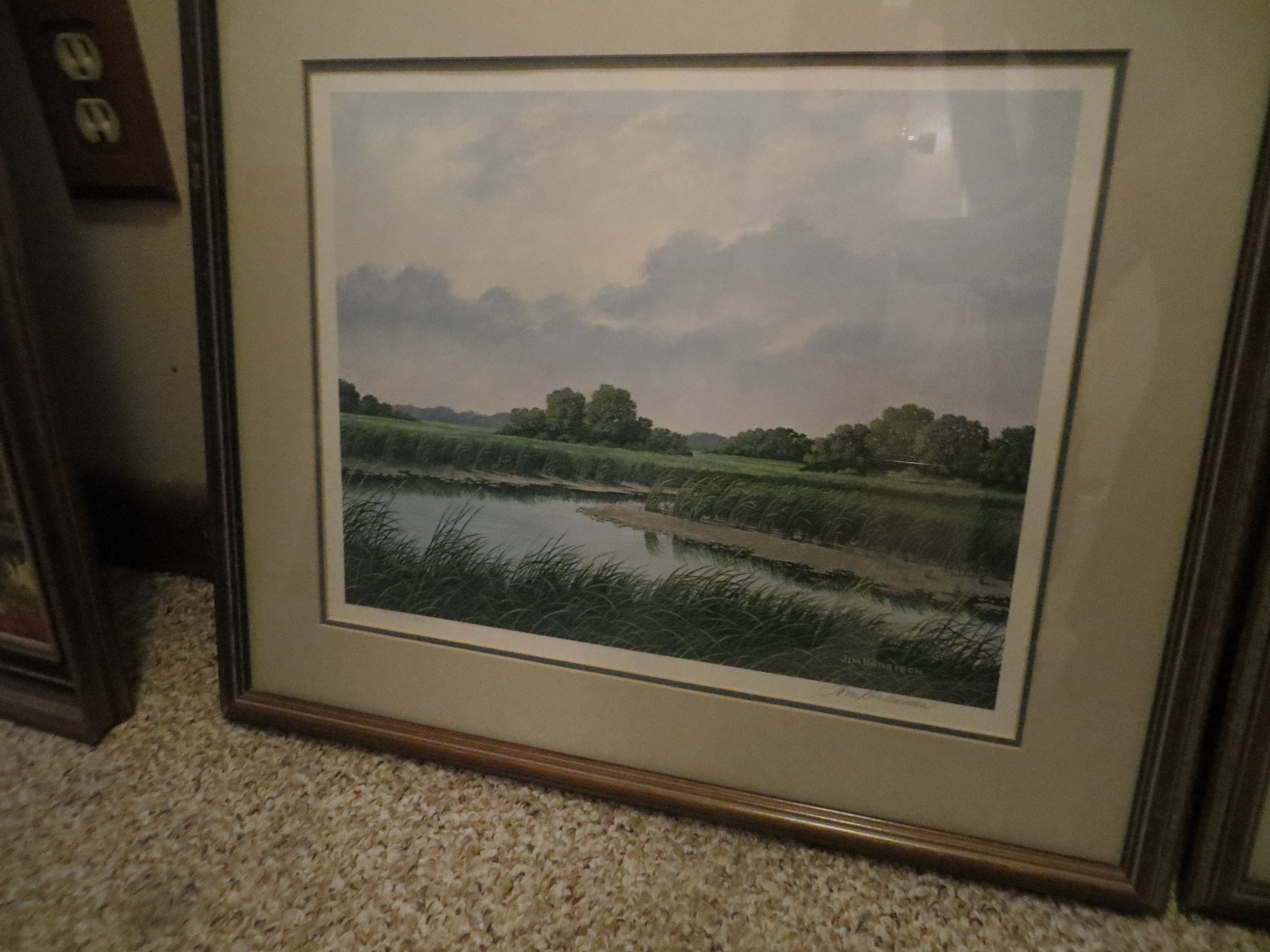 Amazing Framed Jim Harrison Prints Sand Dunes or Inlet | Etsy