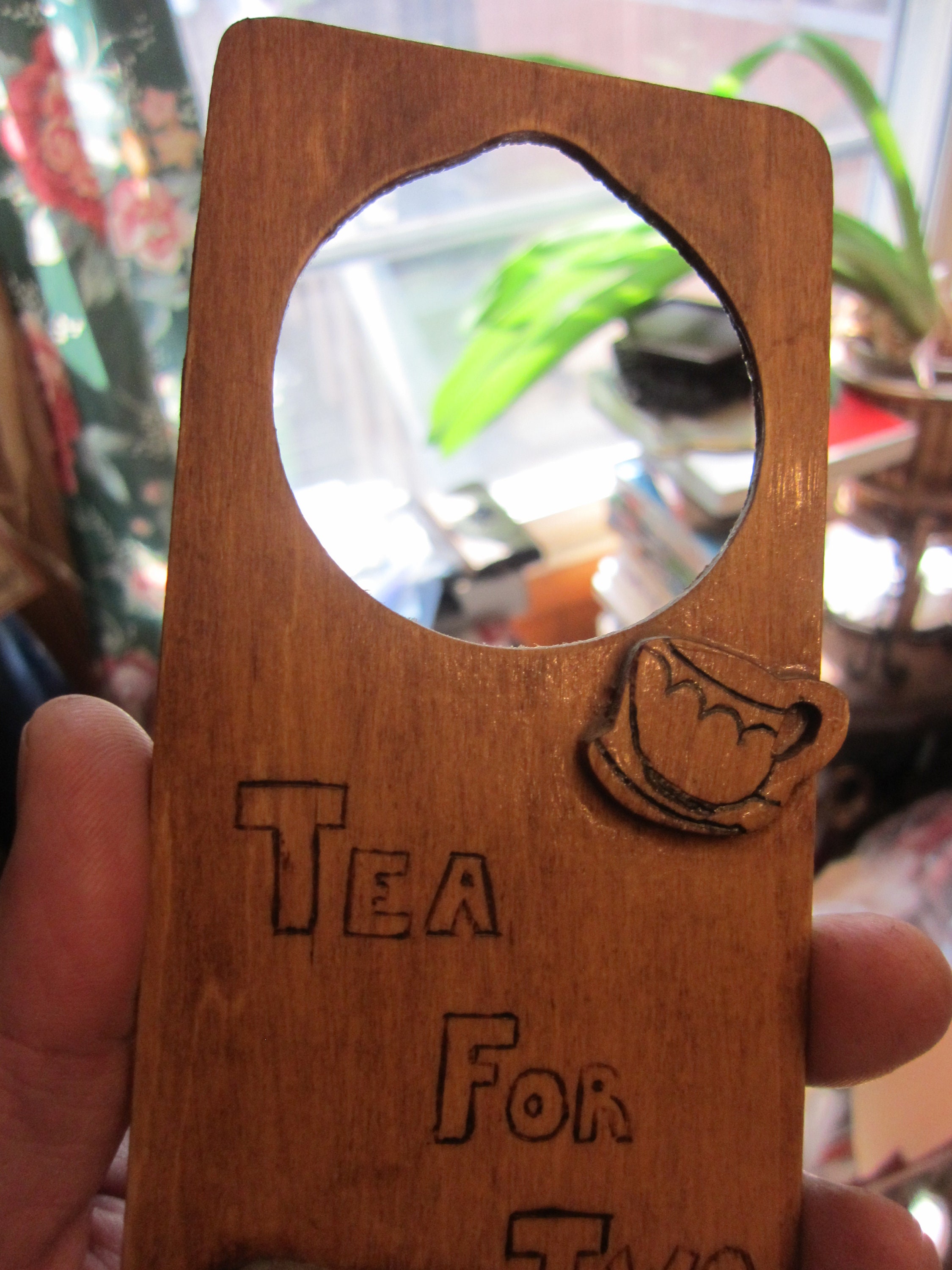 Tea for Two Wood Door Hanger Sign Vintage - Etsy