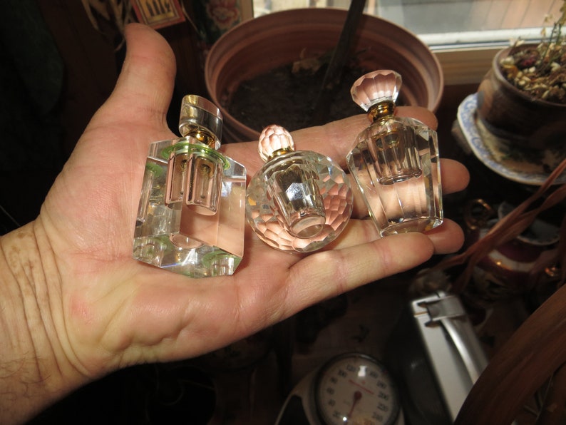 Perfume Bottle Set vanity bath fragrance decor | Etsy