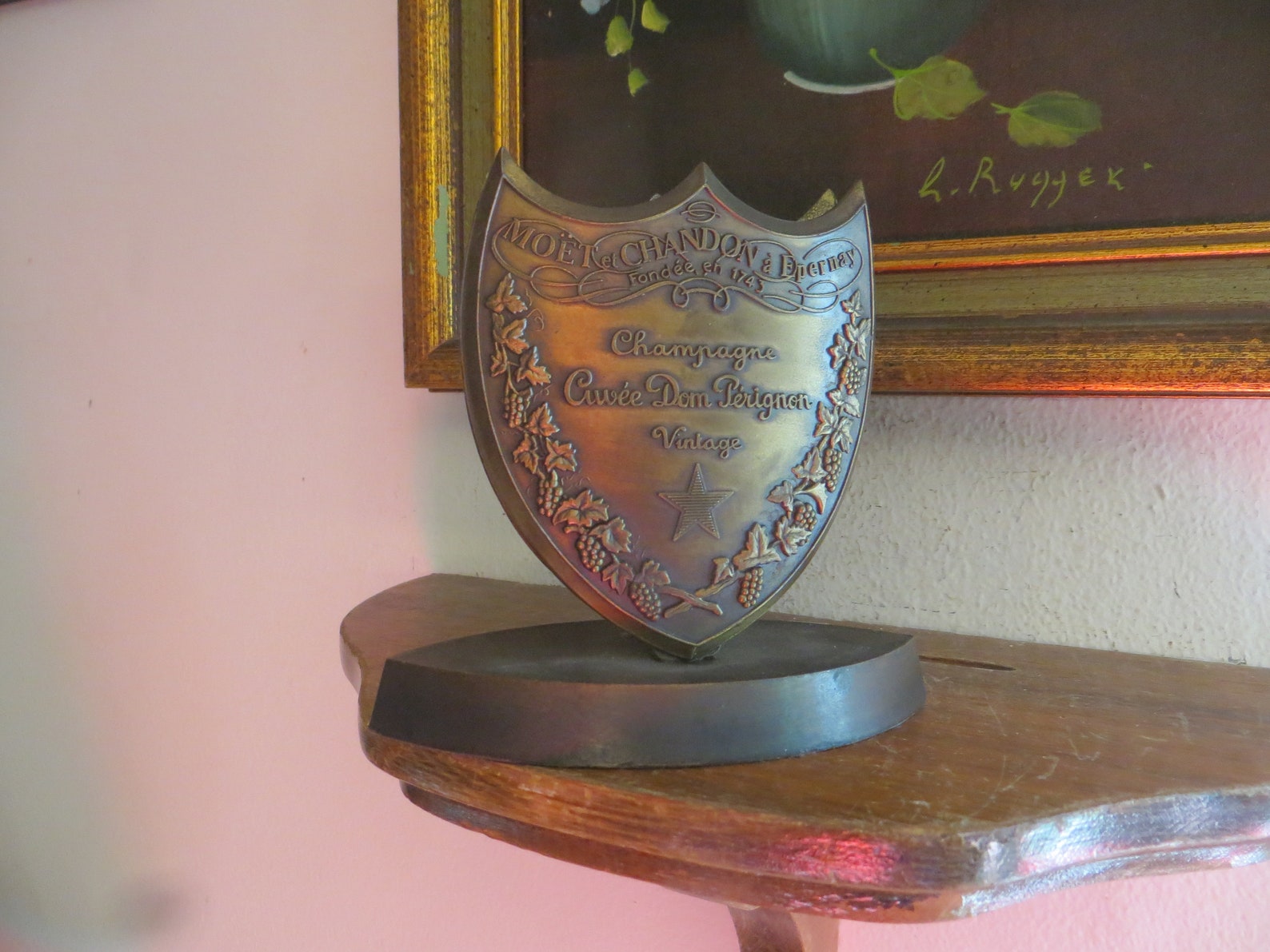 Dom Perignon Menu Holder, Vintage Stoppers, Please Read Description - Etsy