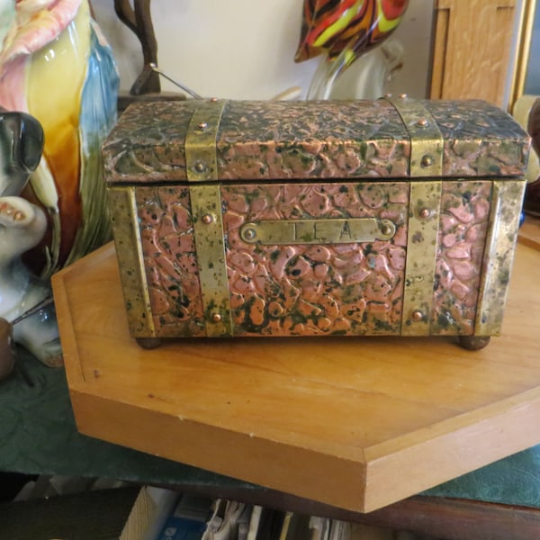 Embossed Tin Trunk - Etsy