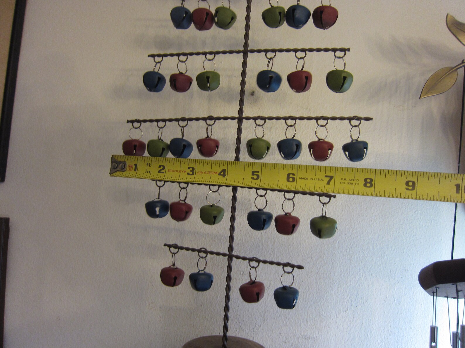Vintage Spool of Thread Bell Tree, 34 Mini Bells, Vintage Sewing Art ...
