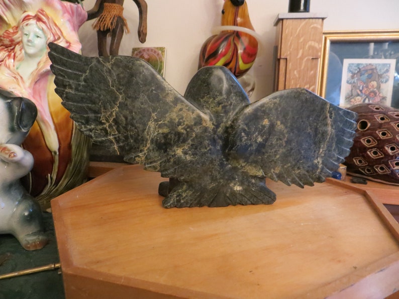 Stone Tiki Mayan Aztec Winged Man Inca Figurine Carved Birdman, Please ...