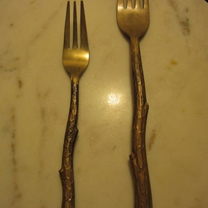 Vance Kitira Adirondack Twig Bronzeware Flatware - Vintage, Pick One ...