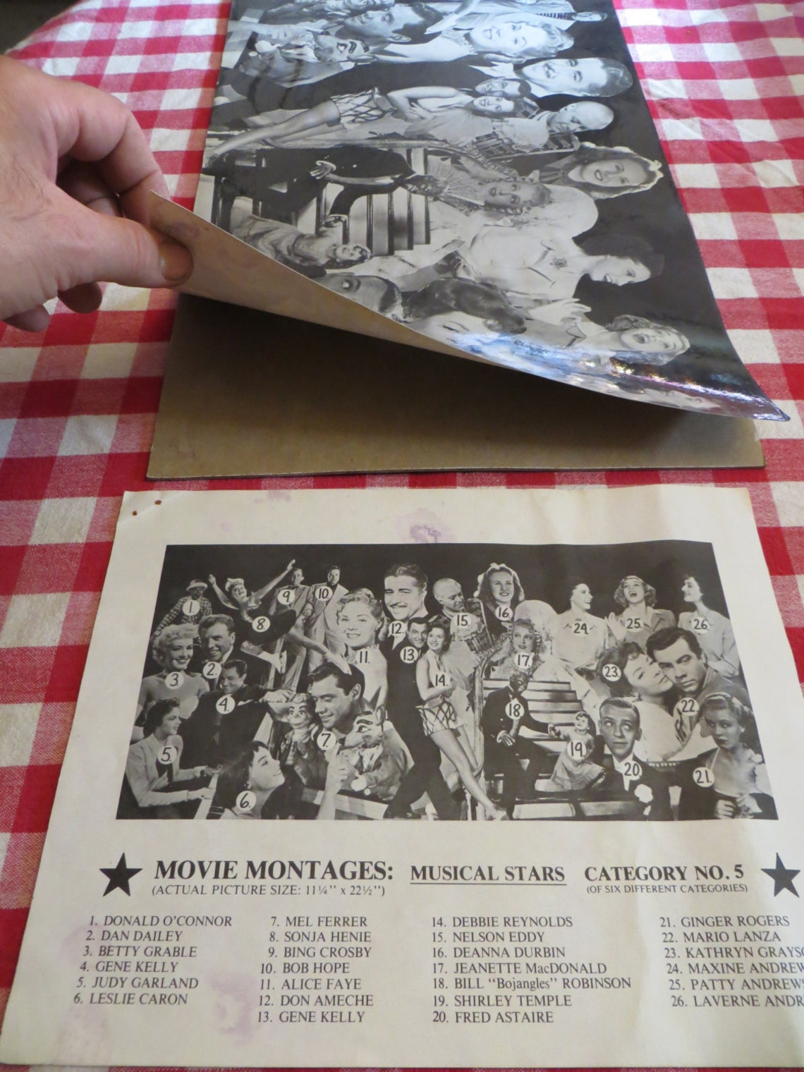 Movie Montages Musical Stars Caron Garland Kelly. Dailey. | Etsy