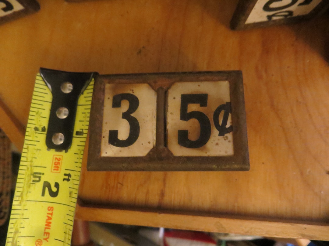 One Antique Grocery Store Price Tag,, Please Read Description - Etsy
