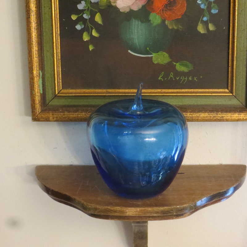 Vintage Glass Apples - Etsy