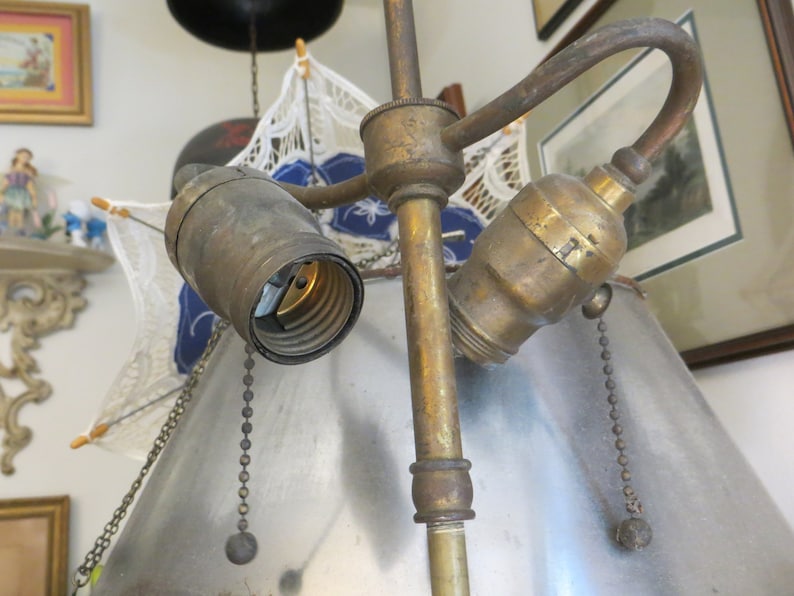 Antique 2 Socket Cluster for Leaded or Slag Glass Lamp Restoration - Etsy