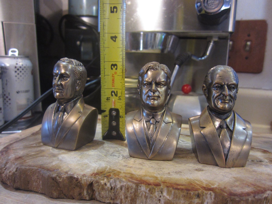 Warren G. Harding OR Herbert Hoover OR Lyndon B. Johnson Miniature Bust ...