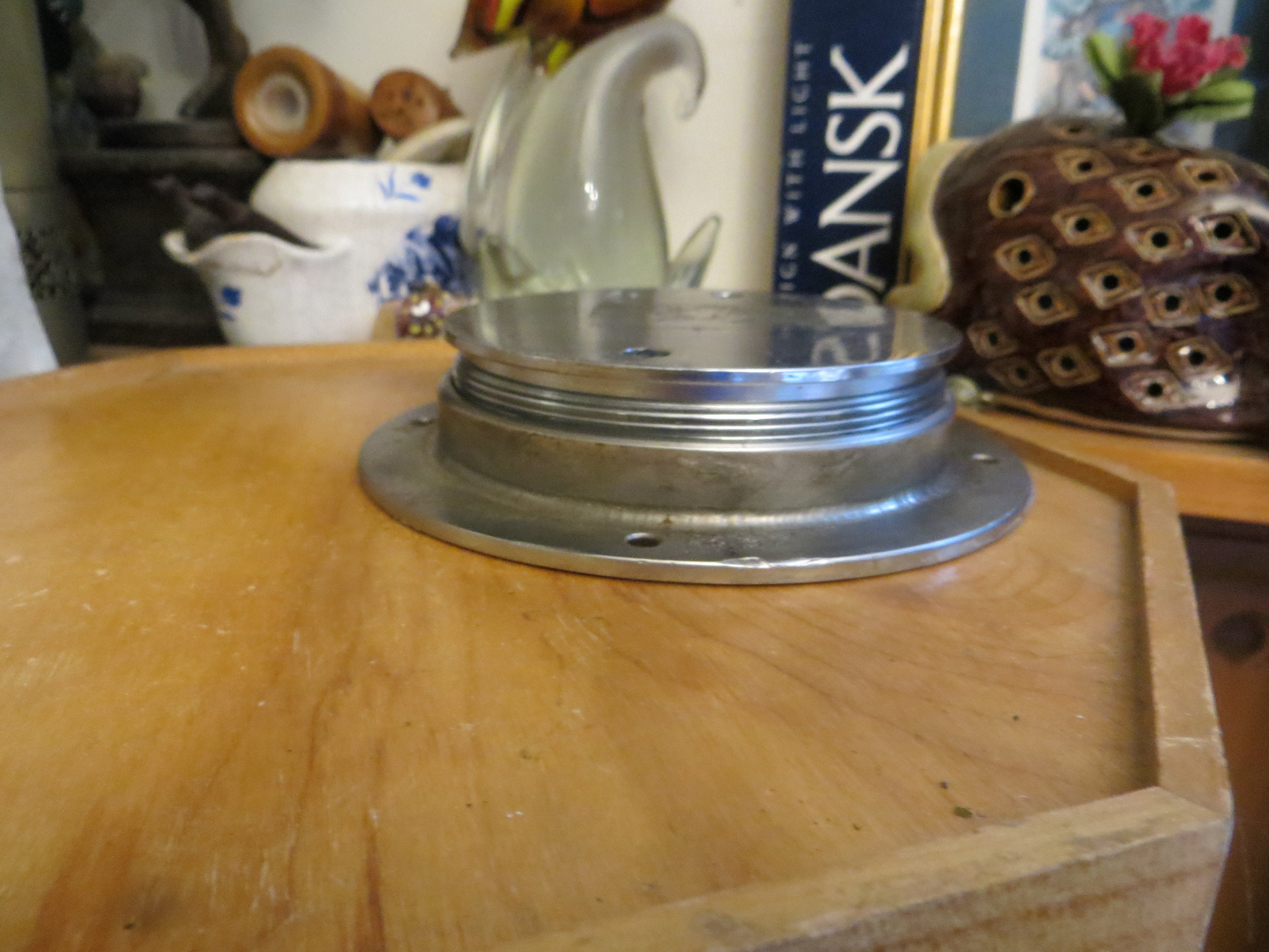 Vintage Boat Cowl Vent Base and Threaded Cap Chrome Plated - Etsy