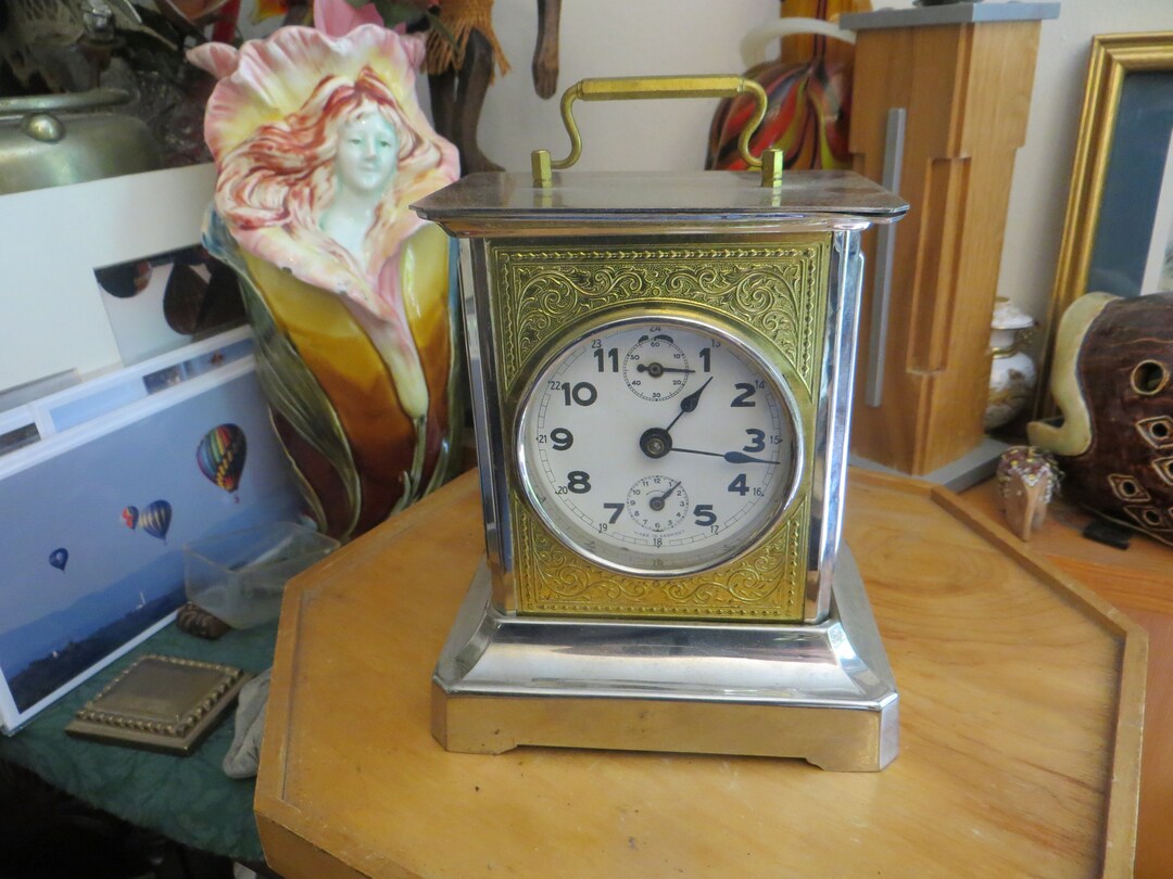 Vintage German Victorian Carriage Alarm Clock - Etsy