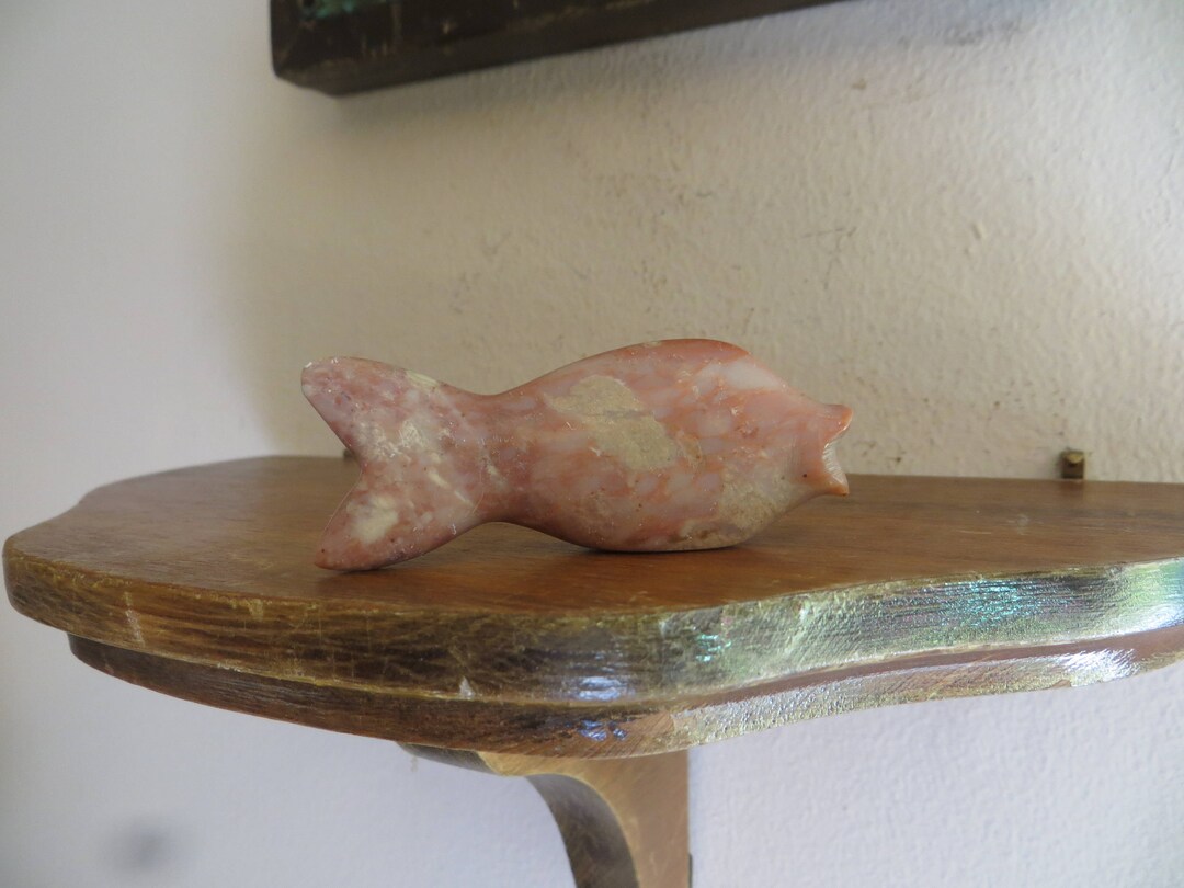 Stone Fish Carving Small, Vintage - Etsy UK