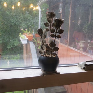 Beautiful Rose Bush Metal Mild Steel Sculpture - Etsy