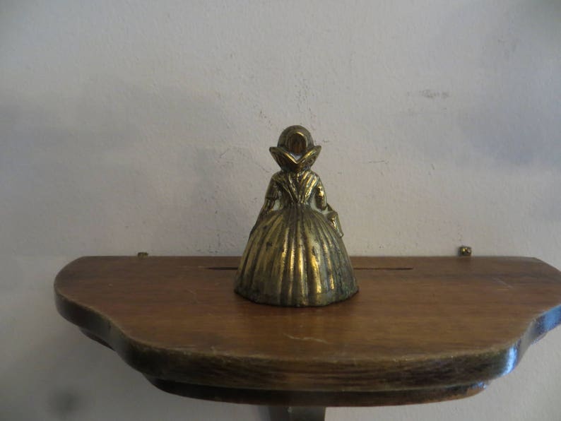 Southern Lady Brass Bells Old Dinner Servant Bells Vintage | Etsy