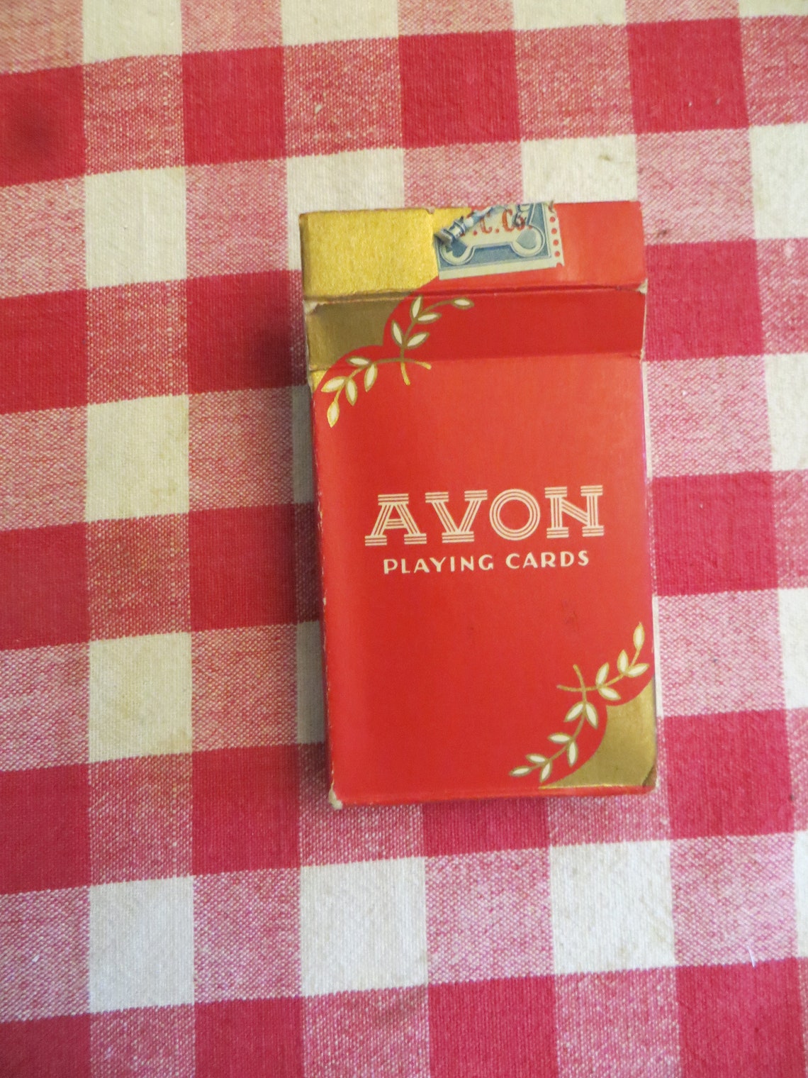 Avon Spinning Wheel Playing Cards Vintage - Etsy
