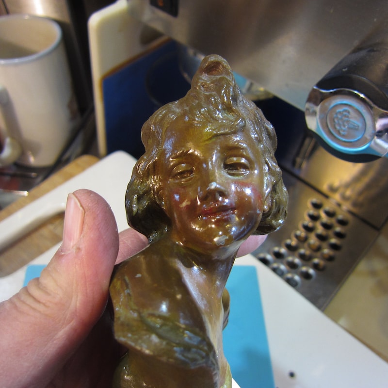 Patina Bronze Bust - Etsy