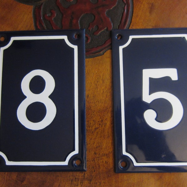 French House Numbers - Etsy