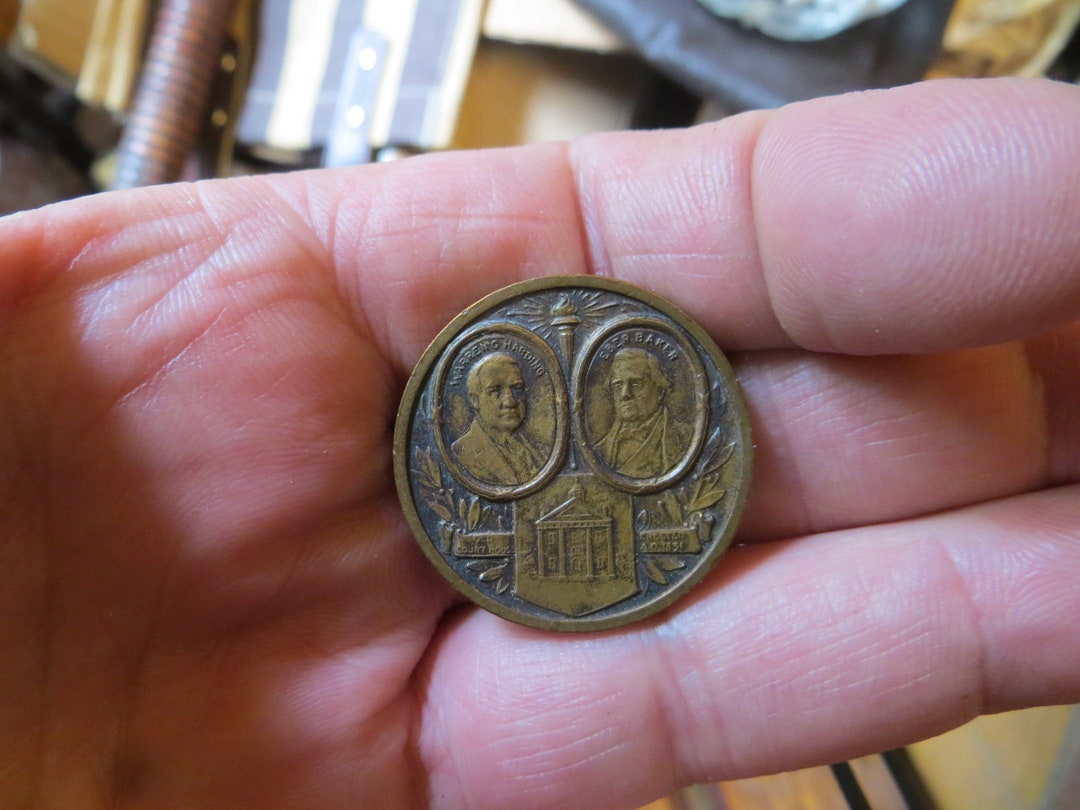 1922 USA Marion, Ohio President Warren Harding & Eber Baker Antique ...