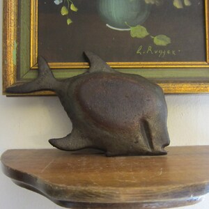 Vintage Cast Iron Japanese Fish Dish, Tray Ashtray Trinket, Cooking ...