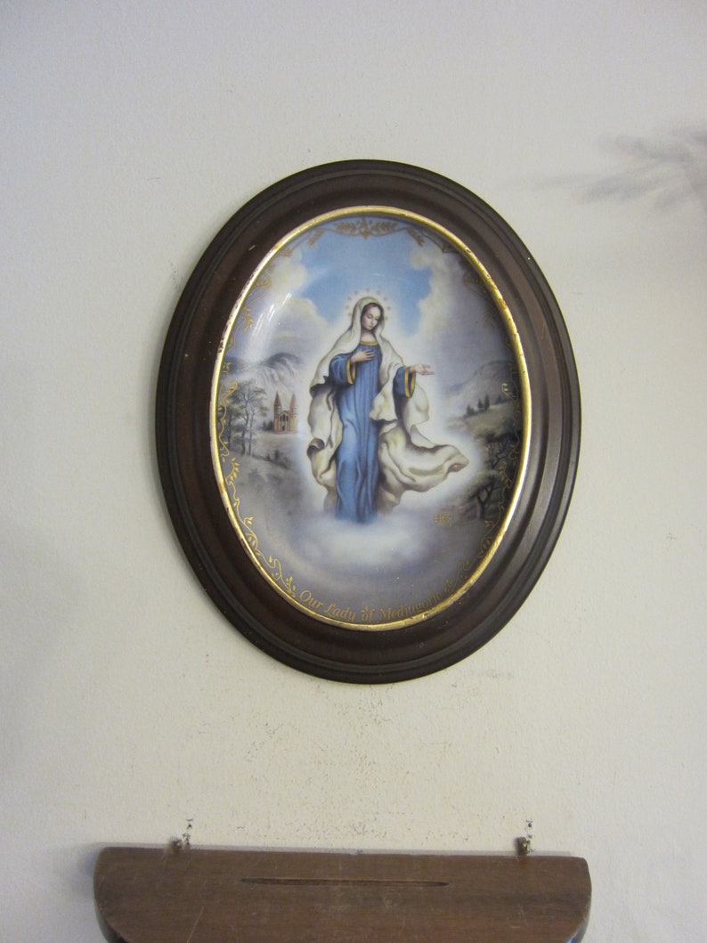 Visions of Our Lady Collector Plates Our Lady of Medjugorje & - Etsy