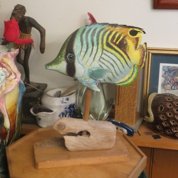 Wood Angel Fish - Etsy