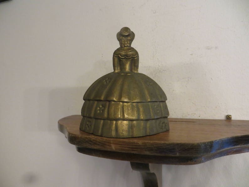 Southern Lady Brass Bells Old Dinner Servant Bells Vintage - Etsy