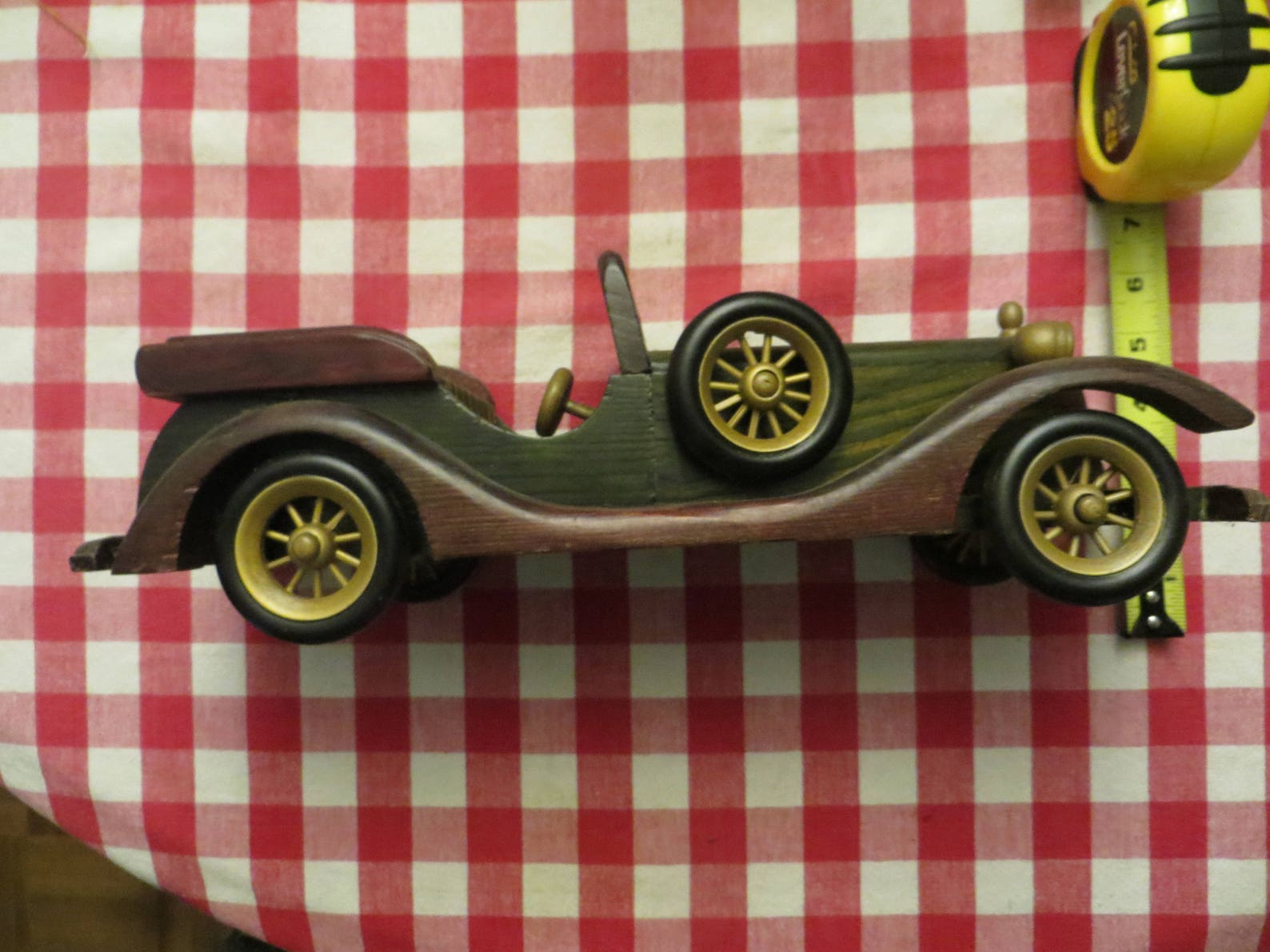 Wood car hand made old wooden auto | Etsy