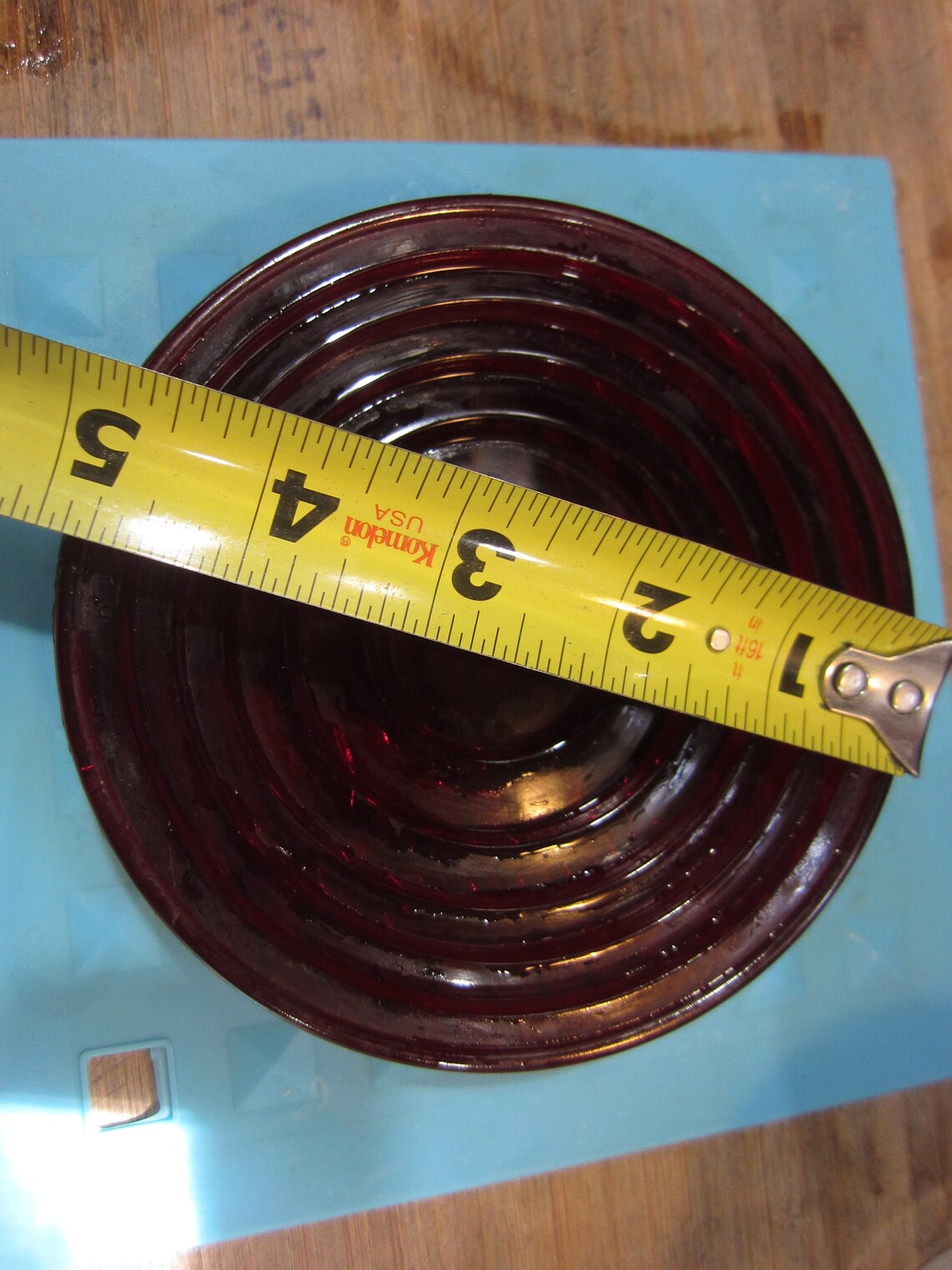 Ribbed Red & Blue Light Lens Railroad Marker, Truck Trailer, Safety ...